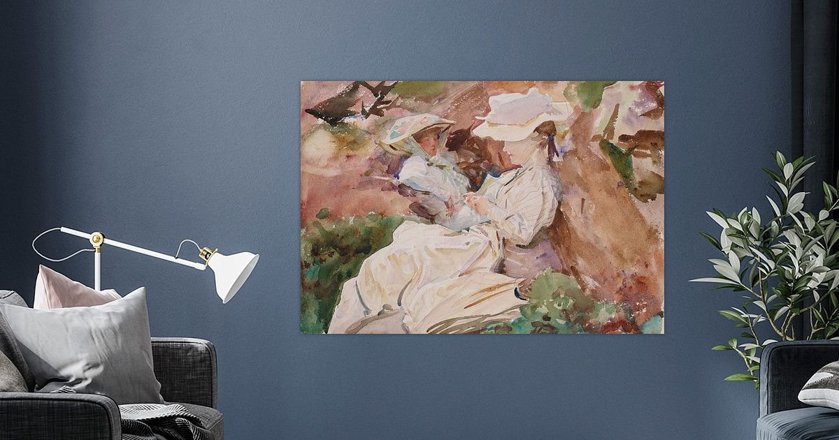 Simplon – Mrs Barnard and her Daughter Dorothy, John Singer Sargent on ...