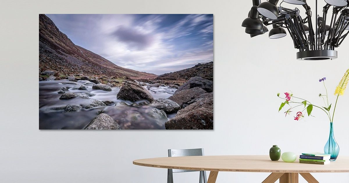 Naar de zee van Peter Bijsterveld op canvas, behang en meer