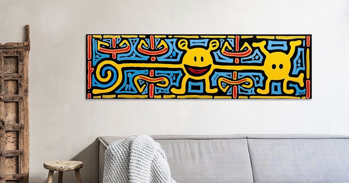 Buy Beautiful Ode to Keith Haring wall art | Art Heroes