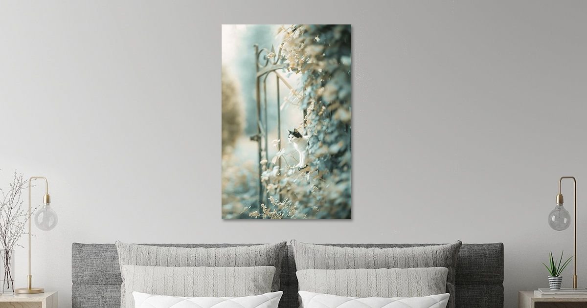 Kalmerende Kat| in de Tuin | Een Visueel Gedicht van Karina Brouwer op ...