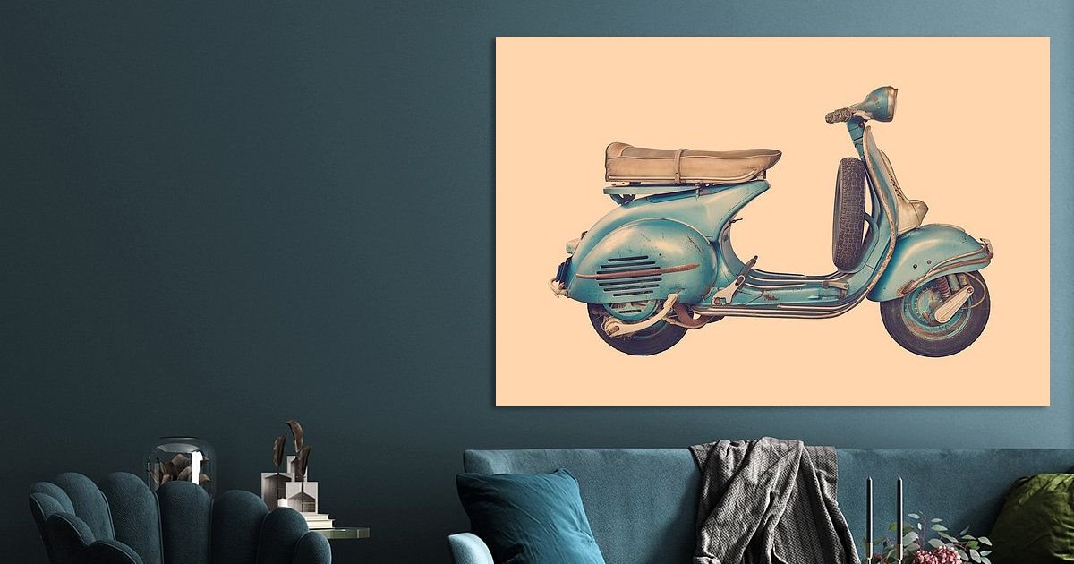 Bestel mooie motor kunst | Werk aan de Muur