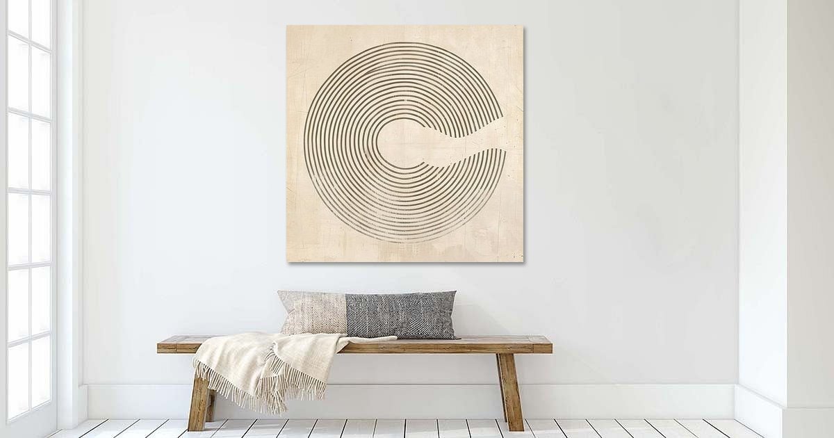 Cirkel | Cirkels van Modern Collection op canvas, behang en meer
