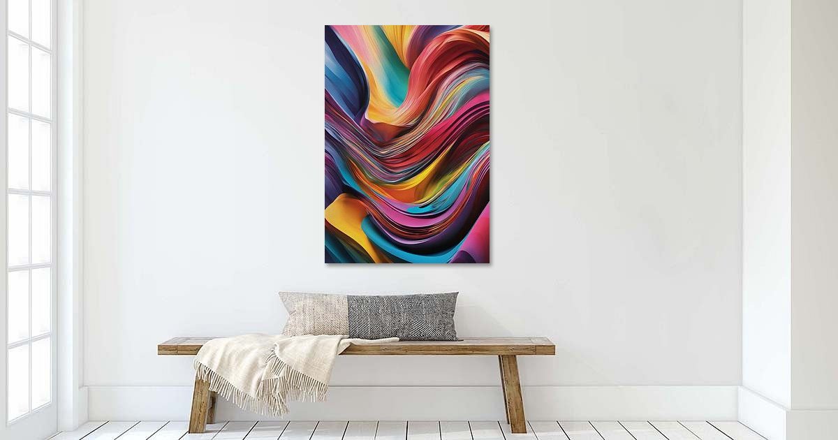 Vivid Harmony van Peter Bulcke op canvas, behang en meer