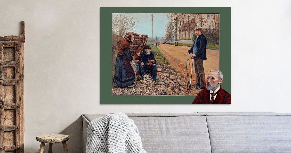 Hans Andersen Brendekilde Schilderij van Paul Meijering op canvas ...
