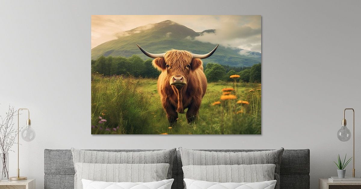 Highland Cow "Queen of the Highlands: the iconic bovine animal in the ...