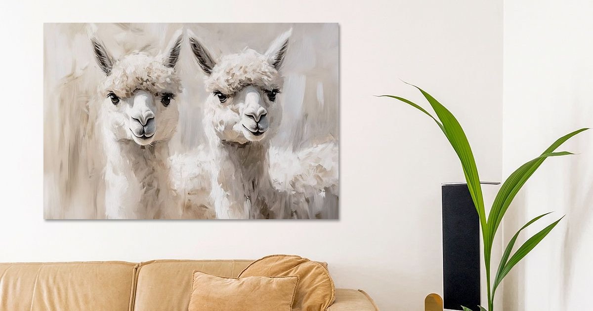 Alpaca Wall Art - Custom-Made & Free Shipping | Art Heroes