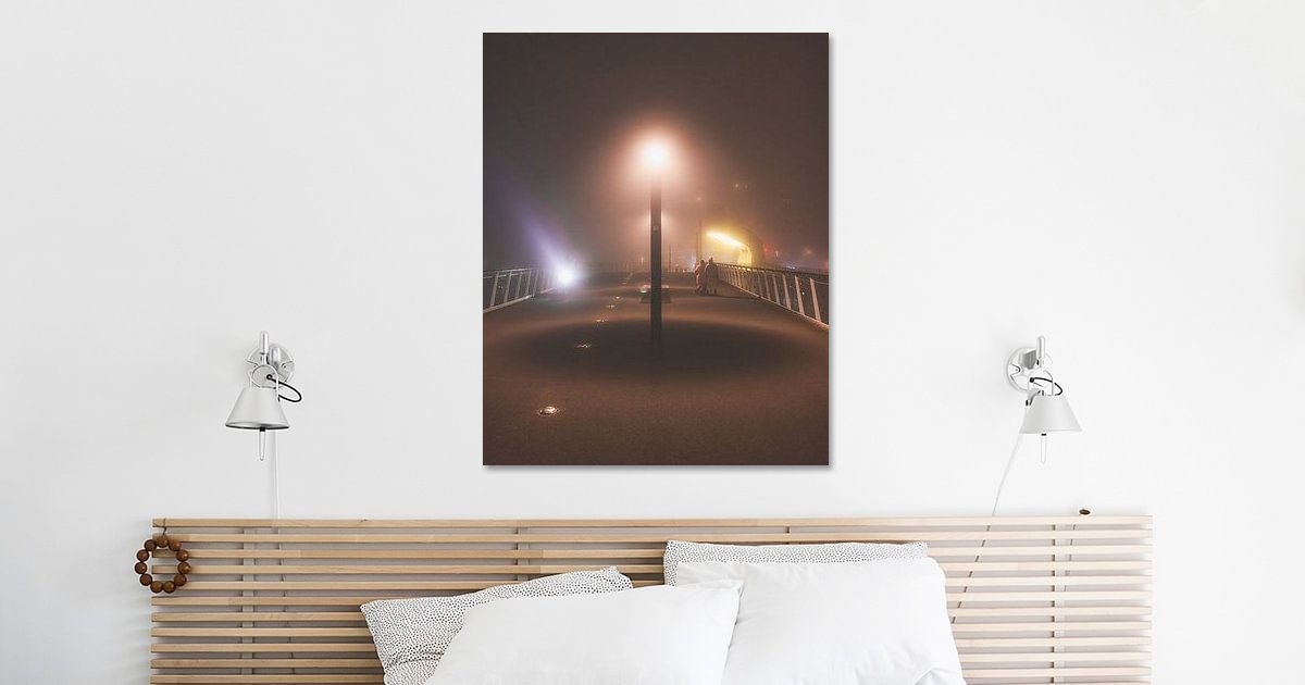 Mystiek Rijnhavenbrug van Bob Vandenberg op canvas, behang en meer