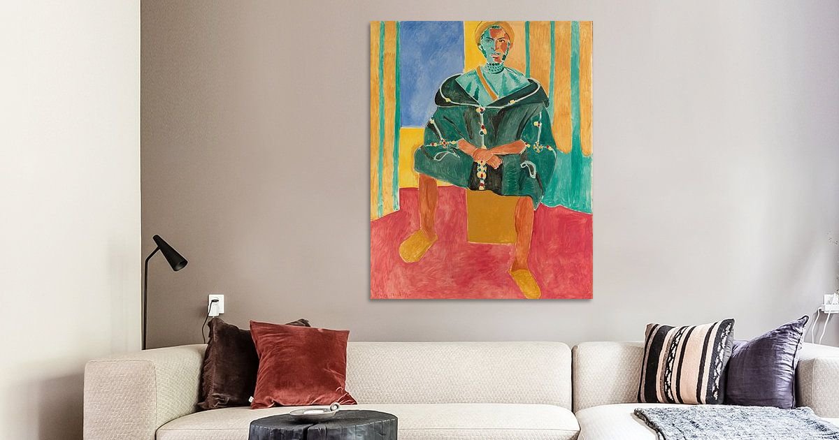 Henri Matisse. Der sitzende Rifain ArtFrame, Leinwand, Poster und mehr ...