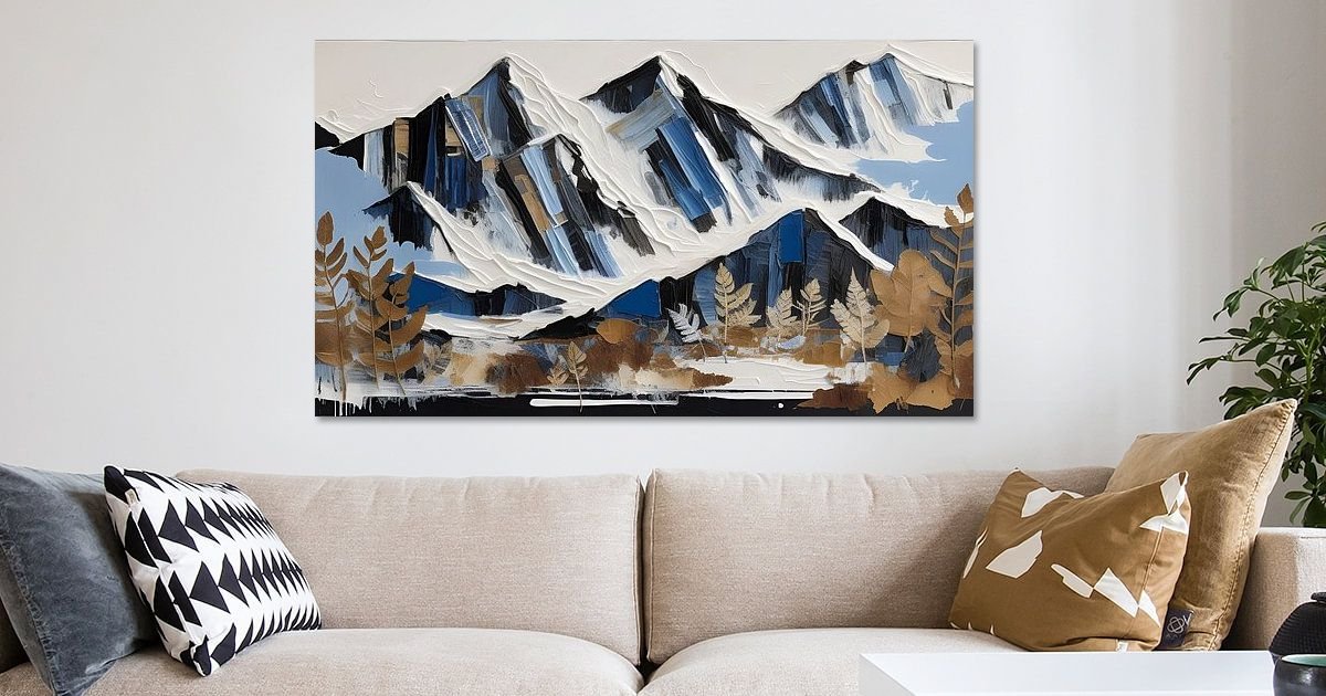 Het landschap van de Lofoten van Nick Wendt op canvas, behang en meer
