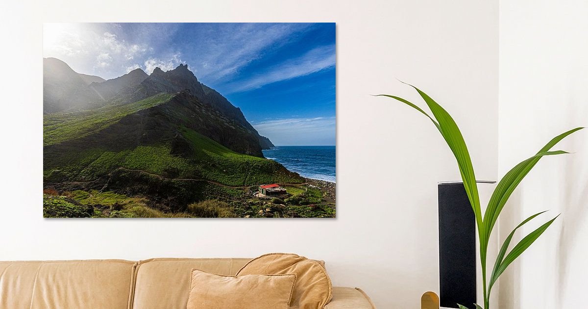 Hidden Paradise - Anaga's Unspoilt Coast by Mark de Rie on canvas ...