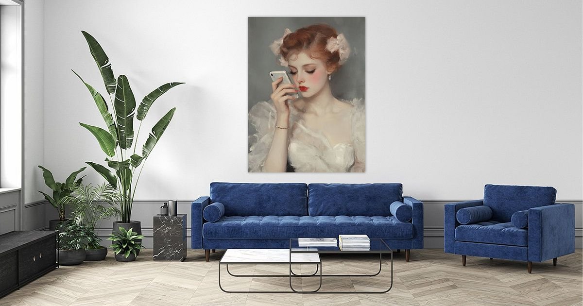 Romeo, why haven't you texted me yet? by Studio Allee on canvas, poster ...