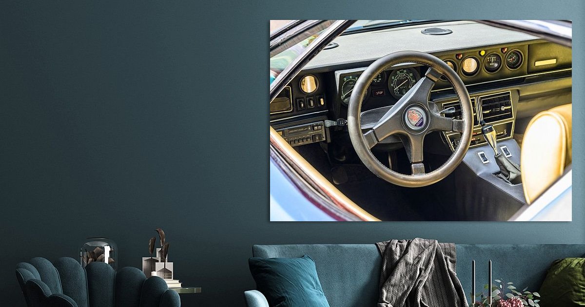 Maserati Merak SS klassieke Italiaanse sportwagen dashboard van Sjoerd ...