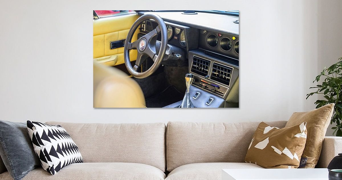 Maserati Merak SS klassieke Italiaanse sportwagen dashboard van Sjoerd ...