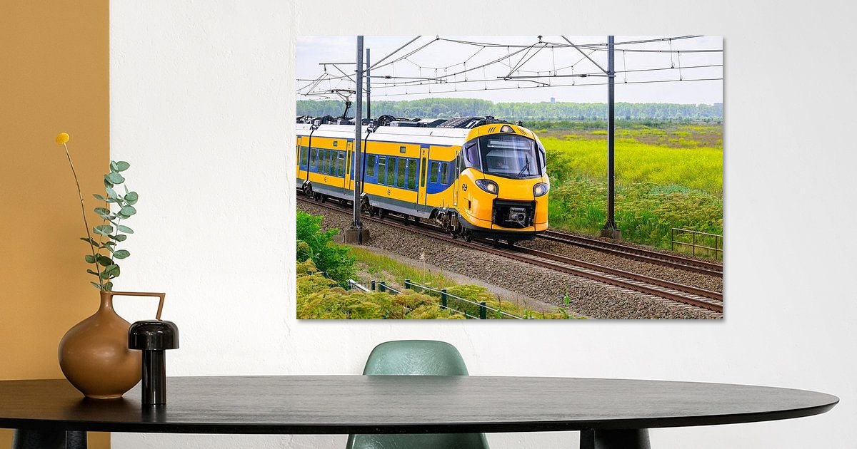 ICNG Intercity Nieuwe Generatie trein van de NS Nederlandse Spoo van ...