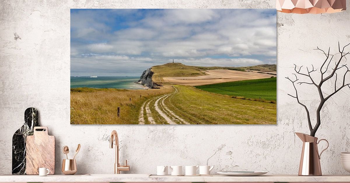 Cap Blanc-Nez Opal Coast by Julienne van Kempen on canvas, poster ...