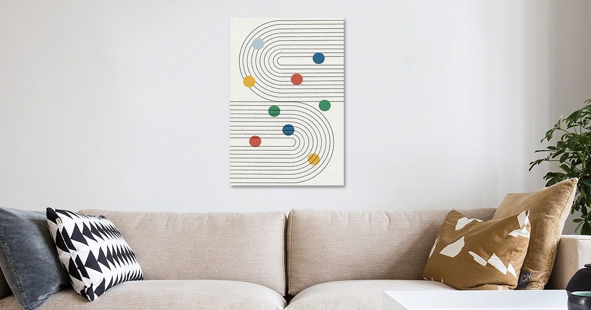 Curved Pathways by THE MIUUS STUDIO on canvas, poster, wallpaper and more