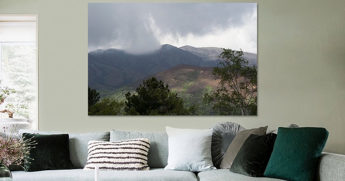 Cloudy van Michelle van Merrienboer op canvas, behang en meer