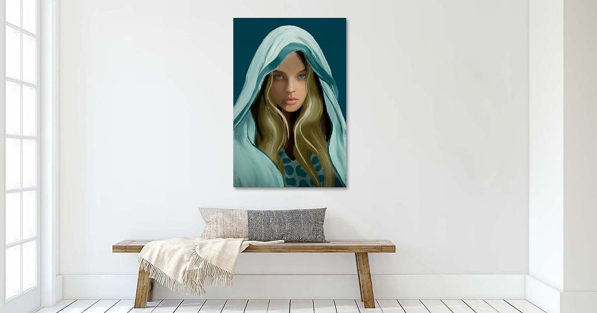 Innocent. van Alie Ekkelenkamp op canvas, behang en meer