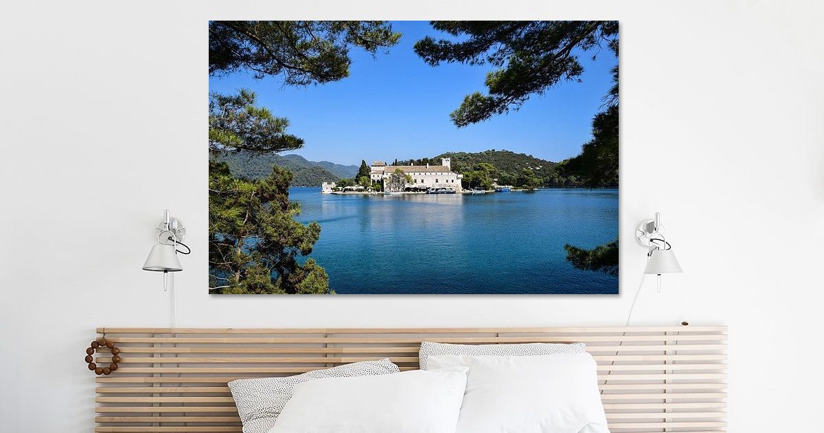 Goveđari (Mljet), Kroatië van Jarne Buttiens op canvas, behang en meer