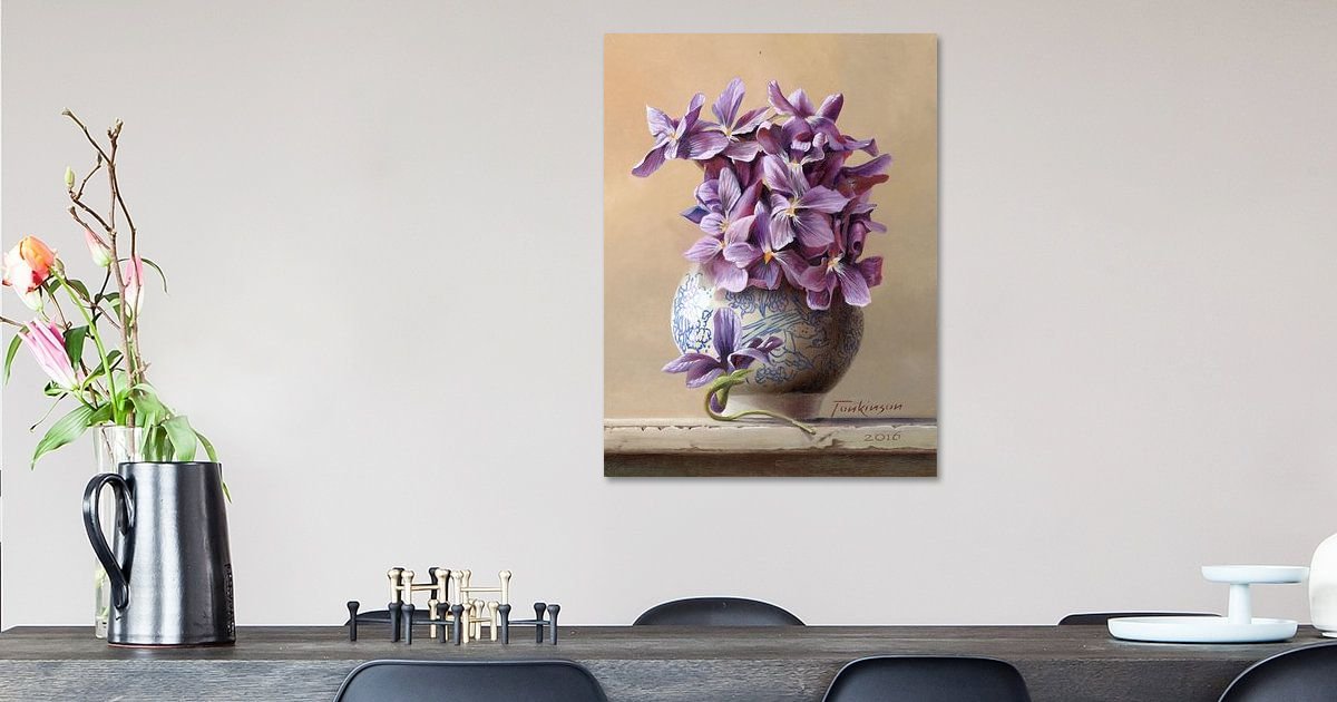 Vastgehouden in stil licht van Tonkinson Fine Art op canvas, behang en meer