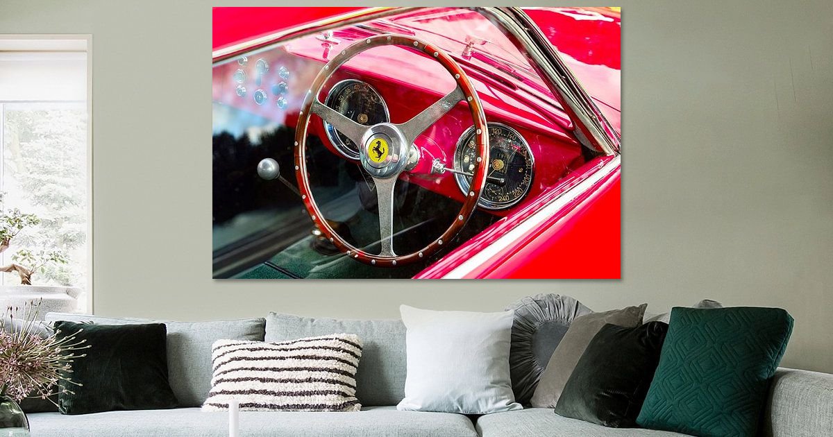 Ferrari 212 Inter Touring Berlinetta klassieke jaren 1950 GT auto ...