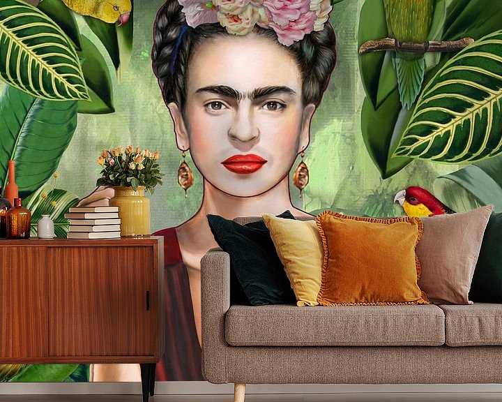 Frida con amigos Poster - Nettsch . | Art Heroes