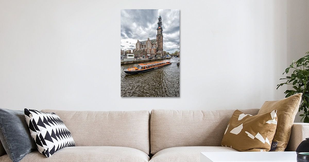 The Westertoren in Amsterdam. by Don Fonzarelli on canvas, poster ...