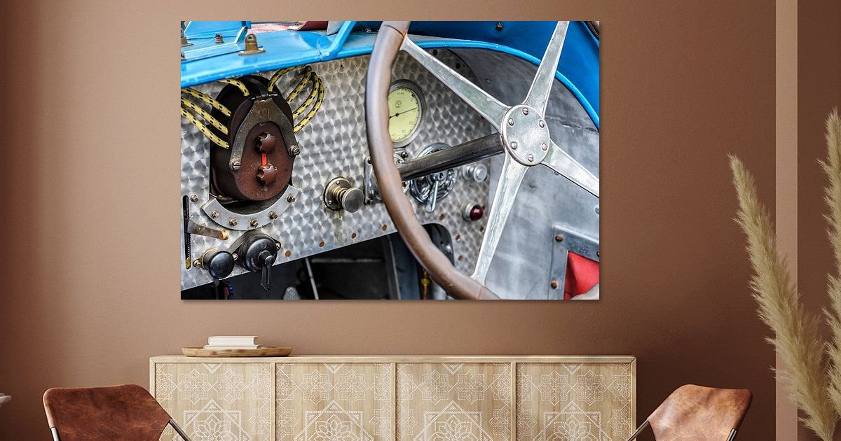 Bugatti Type 35 vintage race car dashboard detail by Sjoerd van der Wal ...
