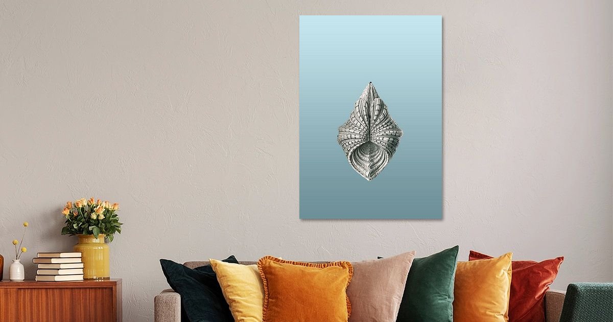 Ernst Haeckel, mossel, mollusk. Acephala, Muscheln ArtFrame, Leinwand ...