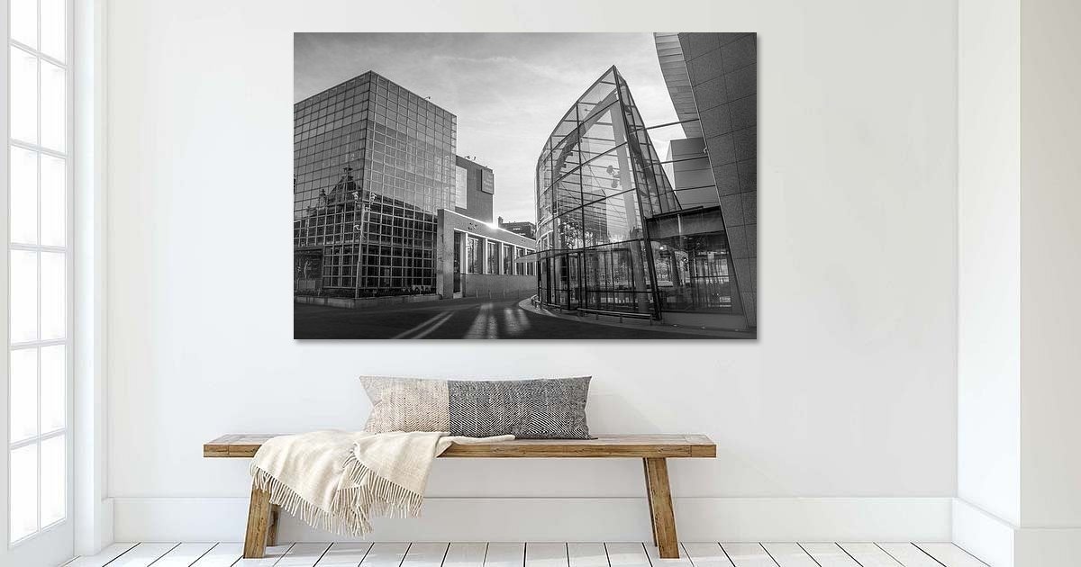 Museumplein - Van Gogh Museum van Hugo Lingeman op canvas, behang en meer