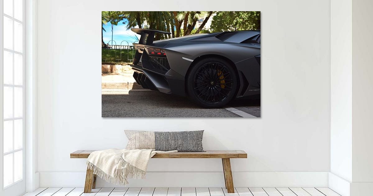 Lamborghini Aventador SV in Monaco von Liam Gabel auf ArtFrame ...