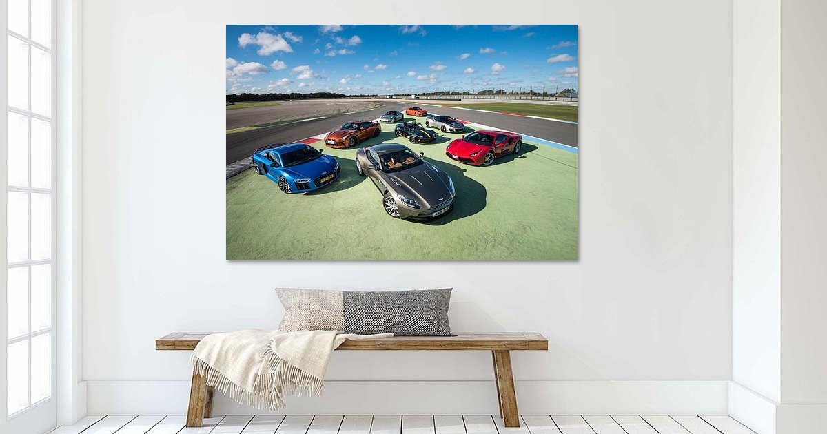Autovisie Supertest by Sytse Dijkstra on canvas, poster, wallpaper and more