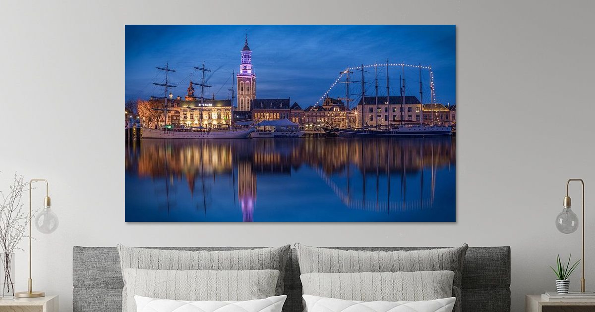 Skyline of Kampen with the New Tower and Brown Fleet by Martin ...