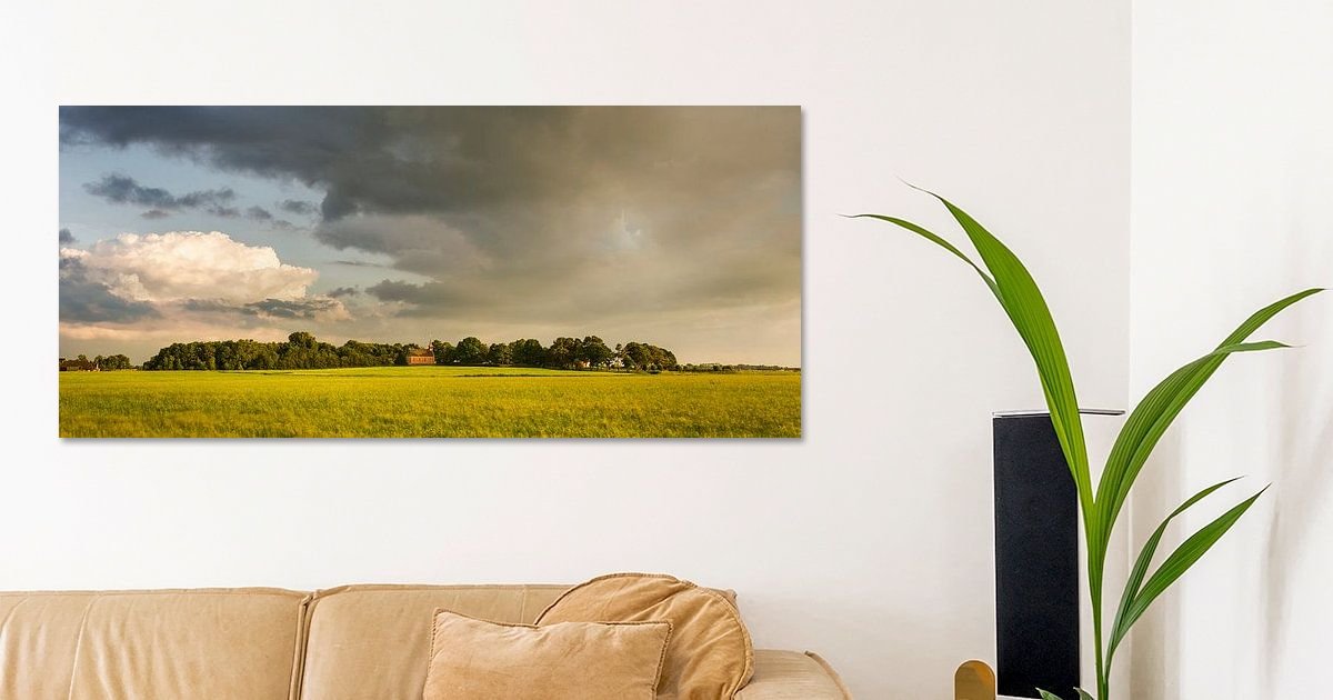 Wierdendorp Rottum in de provincie Groningen, Nederland van Bo ...