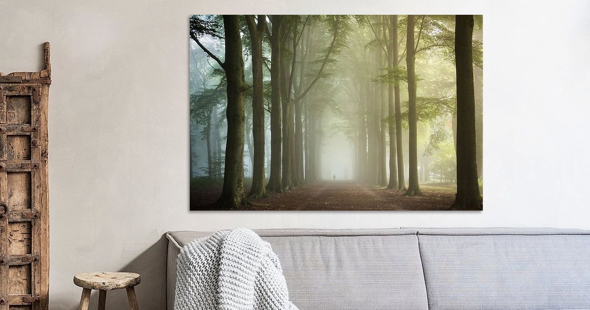 Sunrise. van Inge Bovens op canvas, behang en meer