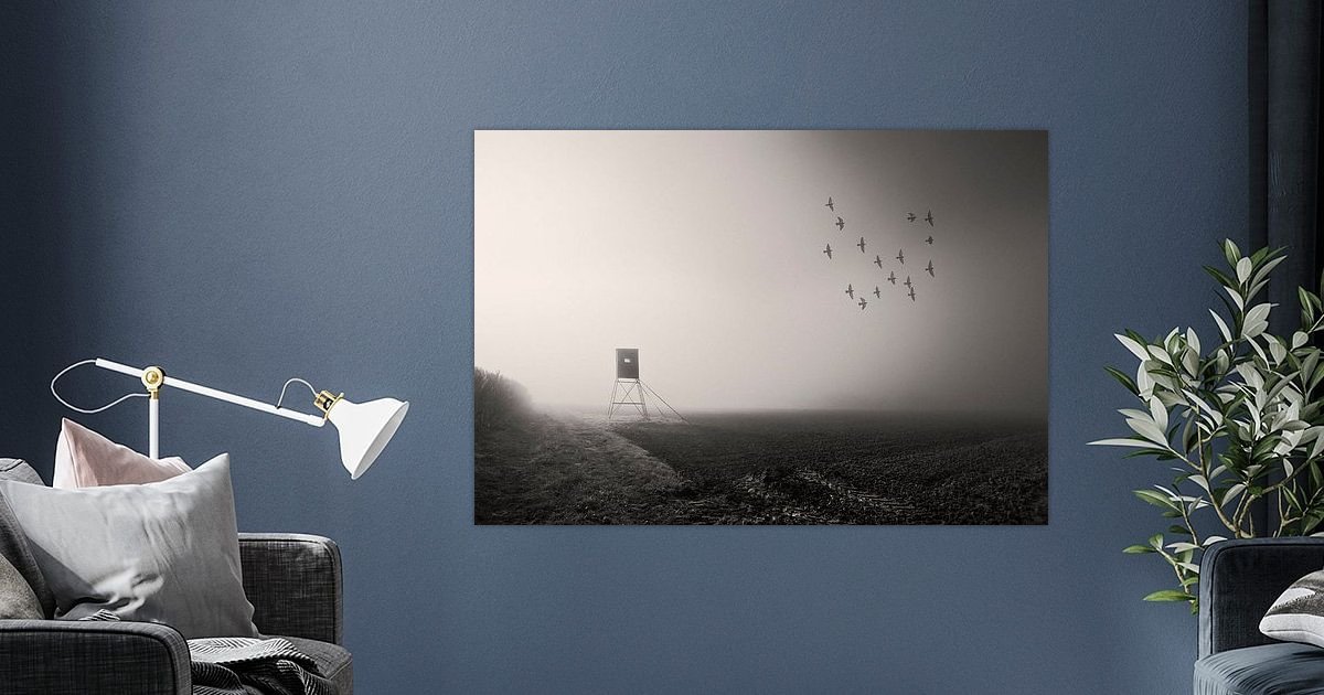 Free Birds van Fons Bitter op canvas, behang en meer