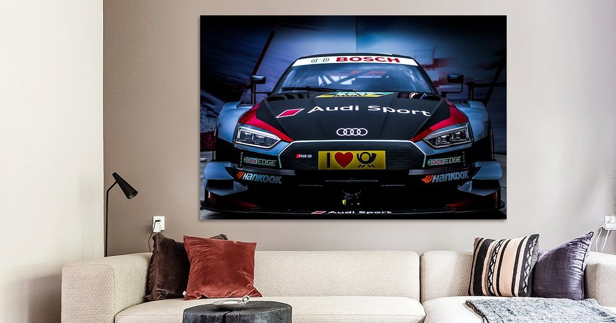 DTM Audi Motorsport Auto A4 A5 Touring Carp van Simon Rohla op canvas ...