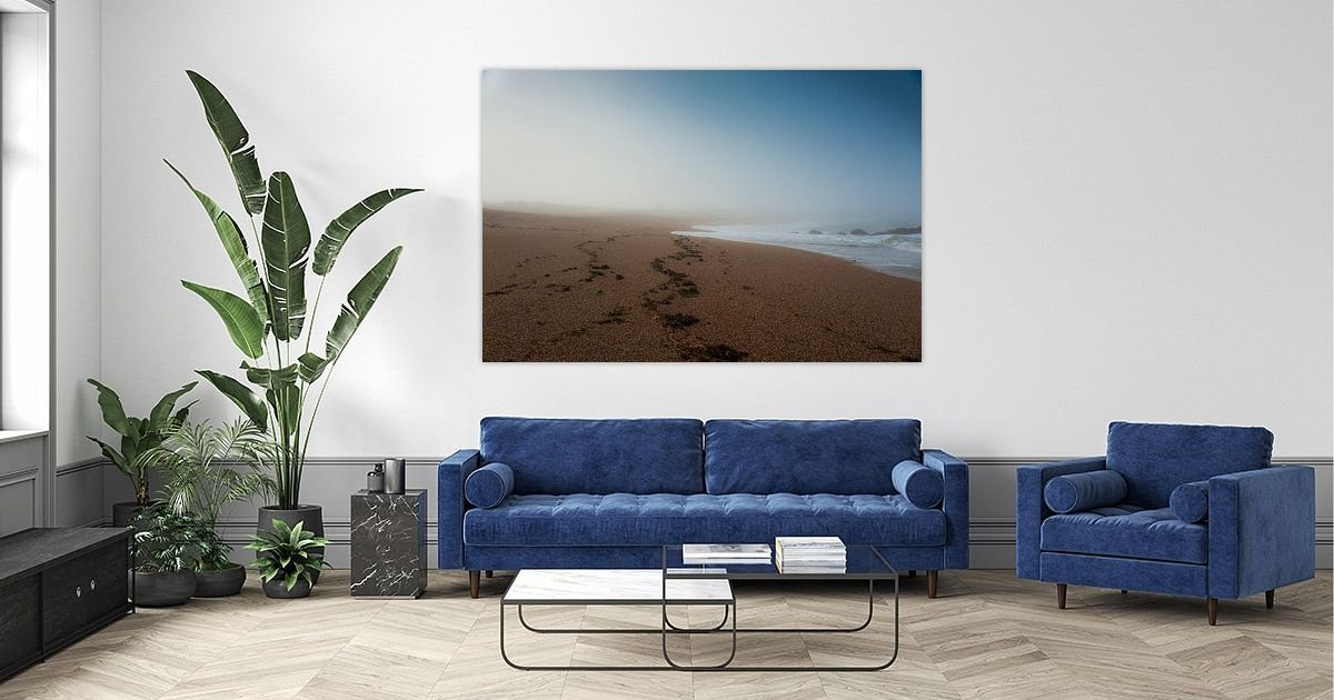 Seaweed at sunrise by Jan Peter Mulder on canvas, poster, wallpaper and ...