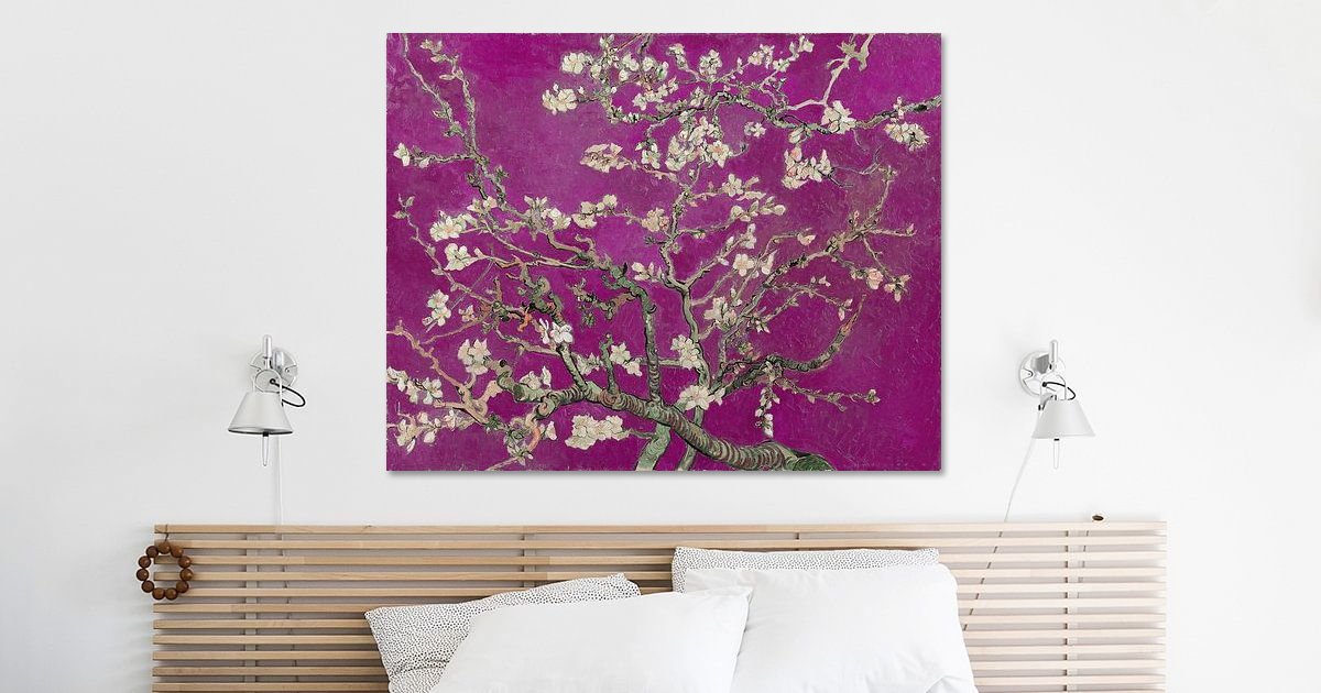 Mandelblüte Fuchsia - Vincent van Gogh von Masters Revisited auf ...