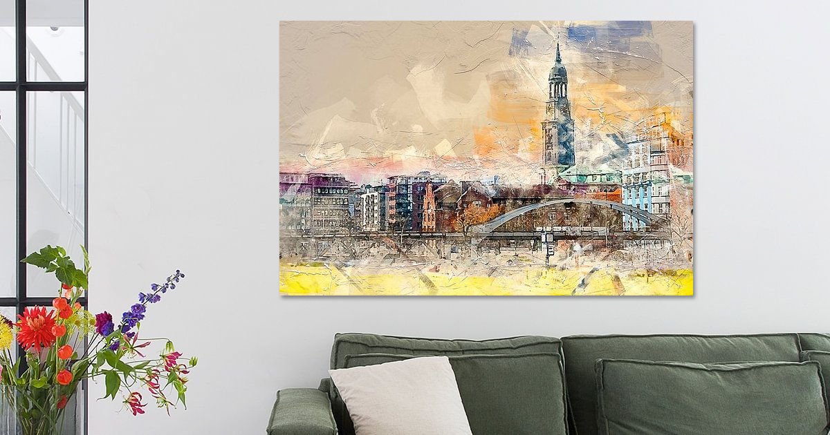 Hamburg, Hauptkirche Sankt Michaelis, Hamburger Michel van Peter Roder ...