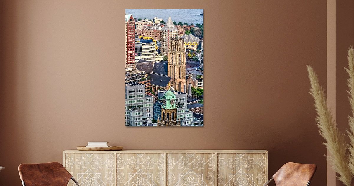 Rotterdam, collage van iconen van Frans Blok - foto's, kunst en andere ...