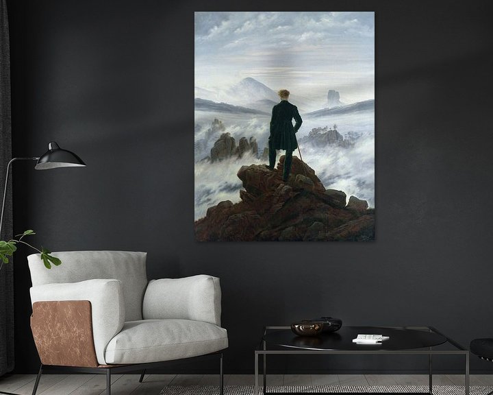 Der Wanderer über dem Nebelmeer, Caspar David Friedrich ArtFrame ...