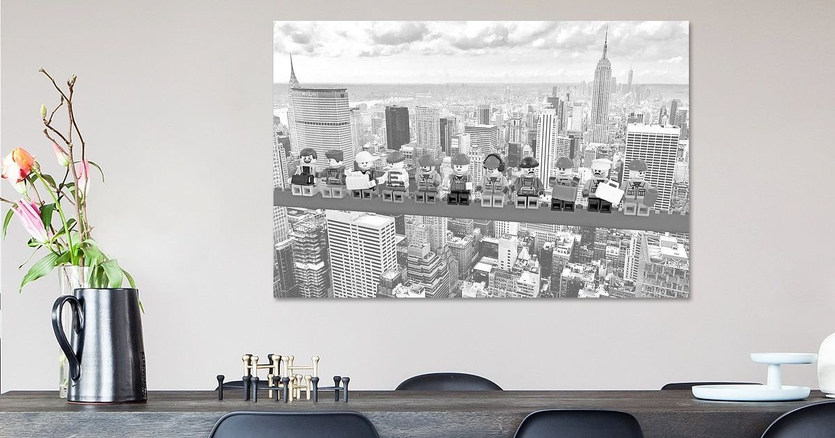 Lunch atop a skyscraper Lego edition - New York van Marco van den Arend ...