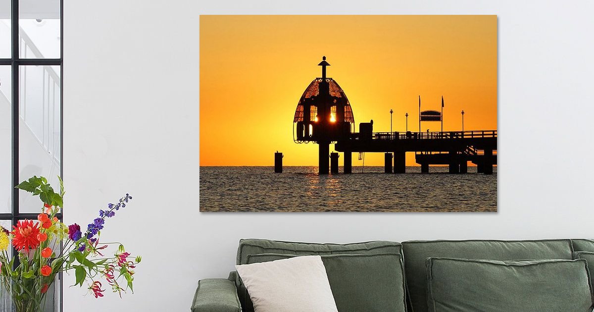 Guten Morgen Zinnowitz van Ingo Rasch op canvas, behang en meer