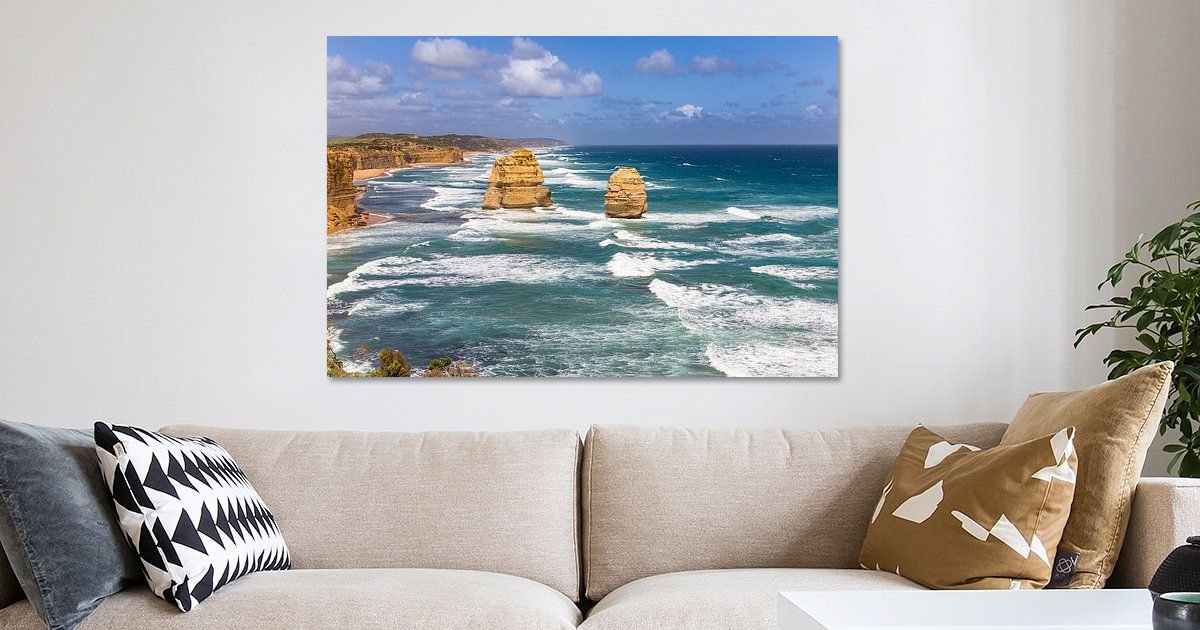 The Twelve Apostles van Babs Boelens op canvas, behang en meer