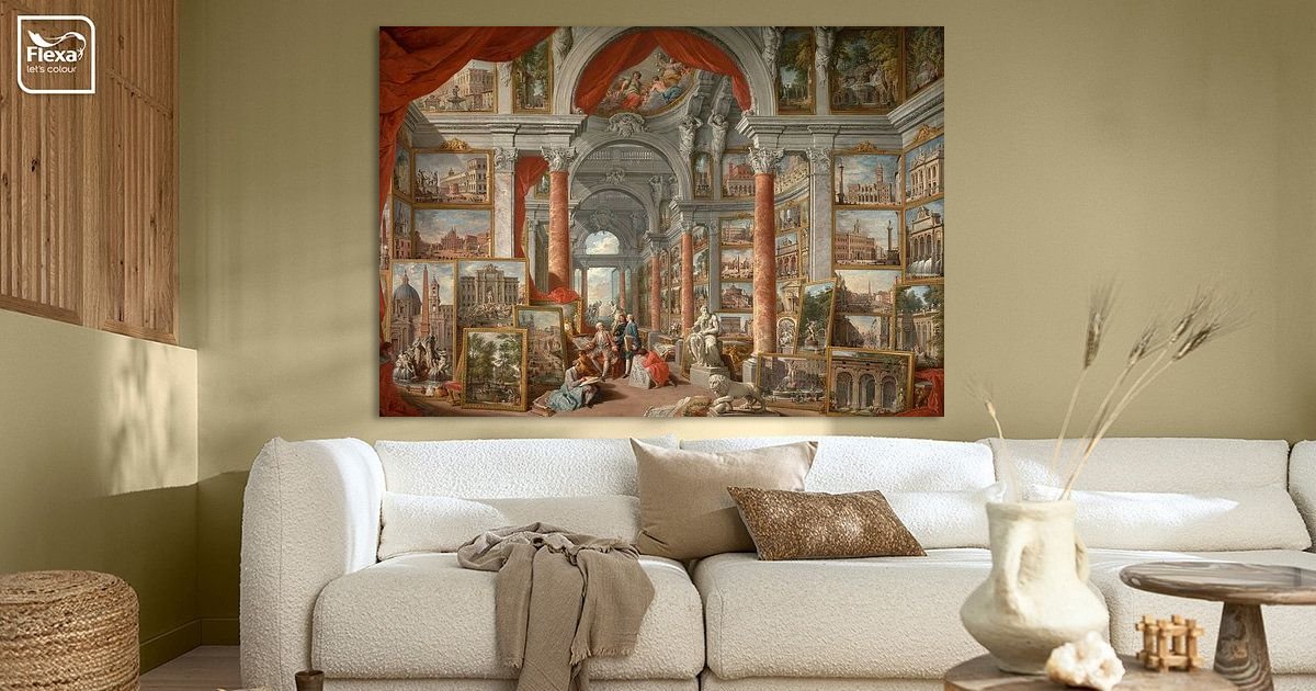 Galerie de vues de la Rome moderne, Giovanni Paolo Panini | Art Heroes
