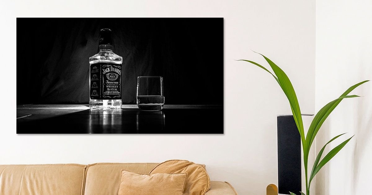 Jack Daniels old No. 7 van Geert den Tek op canvas, behang en meer