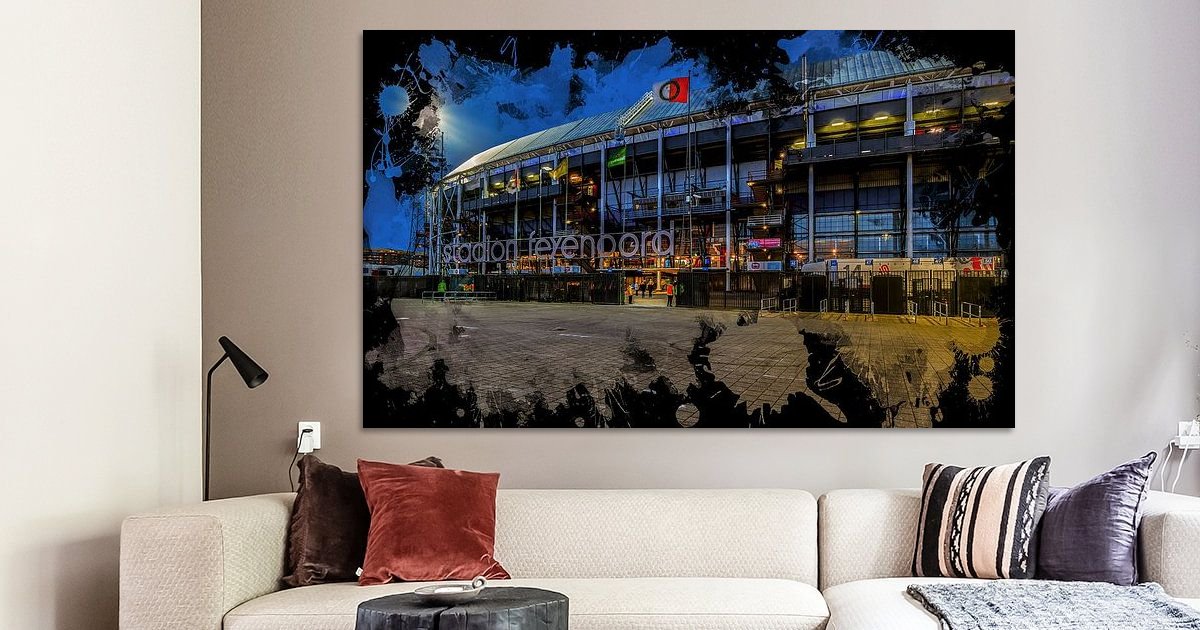 Feijenoord ART Rotterdam Stadion "De Kuip" Voorkant van MS Fotografie ...