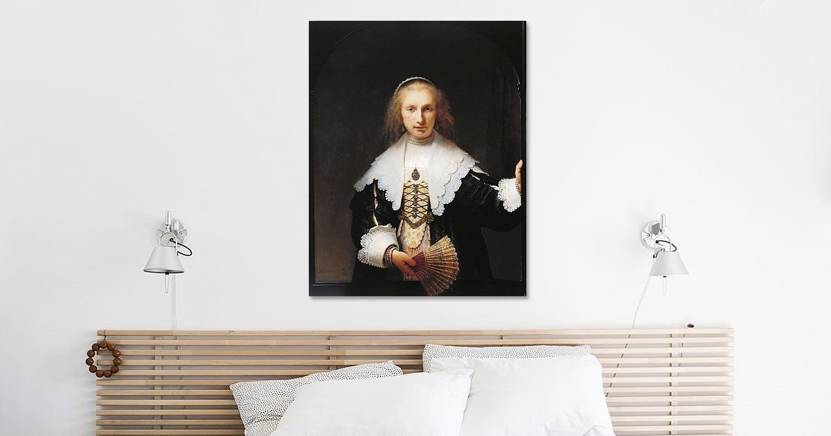 Agatha Bas, Rembrandt op canvas, behang, poster en meer