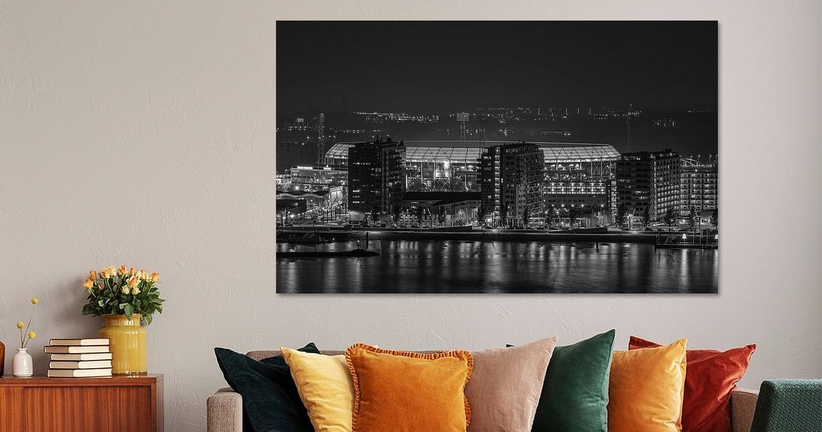 Feijenoord Stadion "De Kuip" Luchtfoto in Rotterdam van MS Fotografie ...